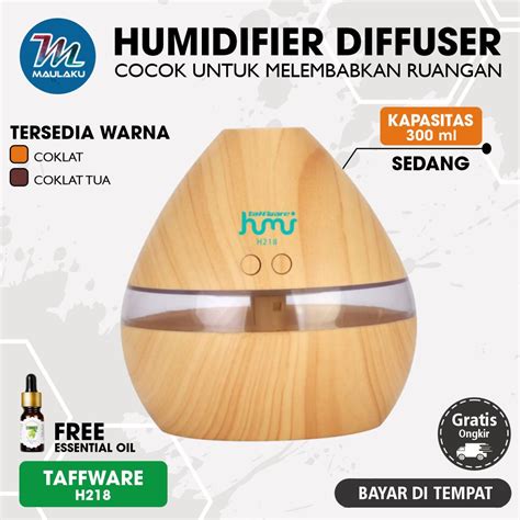 Jual Humidifier Diffuser Aromaterapi Wood Kayu Aromatherapy Essential