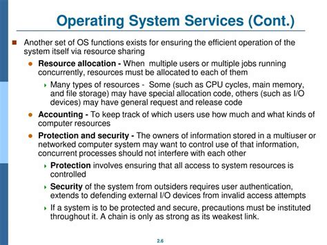Operating System Structures Powerpoint Slides Learnpick India