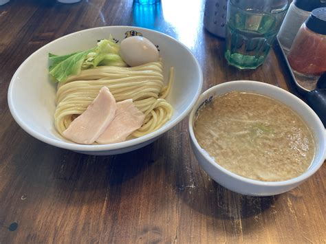 Heavy Tsukemen With Lots Of Seabura Pork Back Fat At Golden Tiger In
