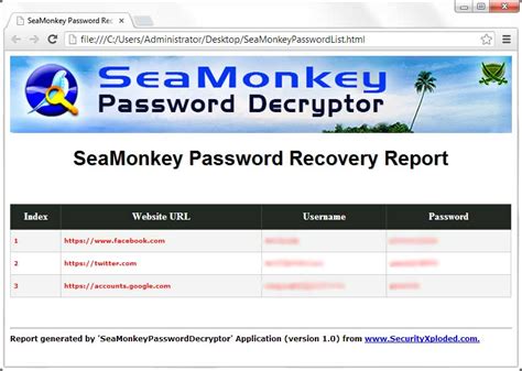 Seamonkeypassworddecryptor