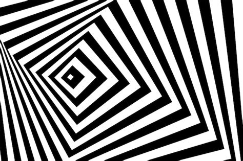 Premium Vector Black And White Optical Illusion Abstract Wavy Stripes Pattern
