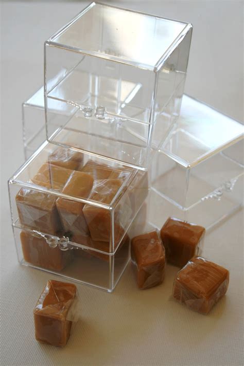 2 Inch Square Clear Polystyrene Boxes Favors Or Parties Or Etsy