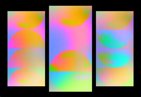 gradient explorations behance