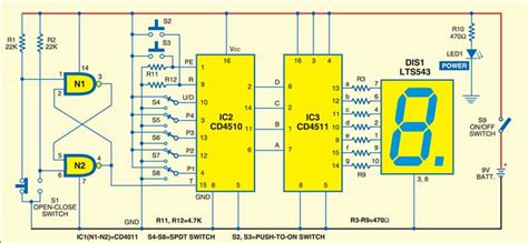 preset counter circuit diagram