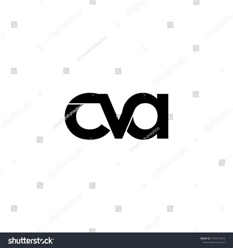 Cva Letter Original Monogram Logo Design Royalty Free Stock Vector Avopix Com