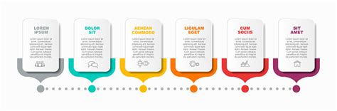 데이터에 대 한 장소 Infographic 디자인 서식 파일입니다 벡터 일러스트입니다 0명에 대한 스톡 벡터 아트 및 기타 이미지 0명 6 개념 Istock