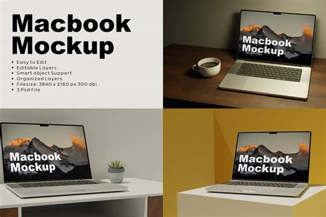 Macbook Mockup Behance