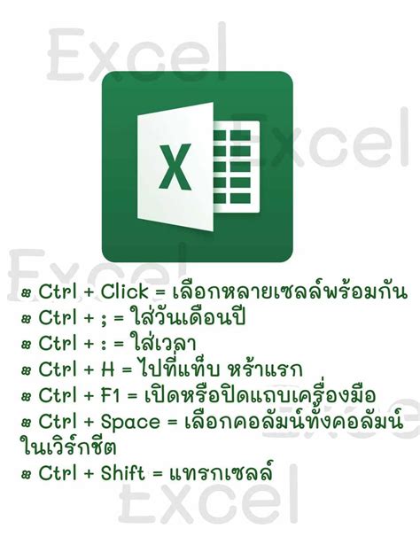คีย์ลัด shortcut excel การค้นหาใน lemon8