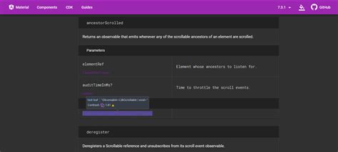 Low Contrast For Code Markup In Docs With Dark Theme Issue Angular Components Github