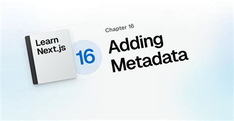 Muhammad Shayan Faisal On Linkedin Learn Nextjs Adding Metadata Nextjs