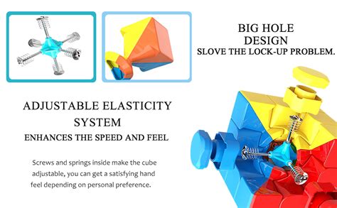 Cfmour 2 Pack 3x3 Speed Cube Set Moyu Meilong 3c