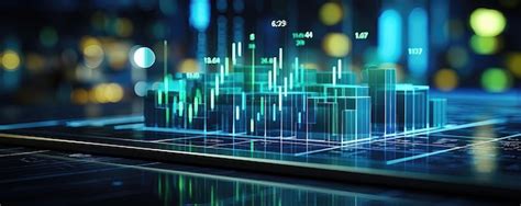 Premium Ai Image Financial Stock Market Graph
