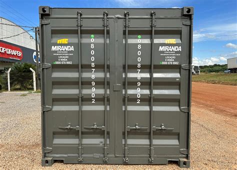 Container 40pés High Cube Dry Cargo 12 Metros Com 2 90m Altura Venda Locação E Venda De