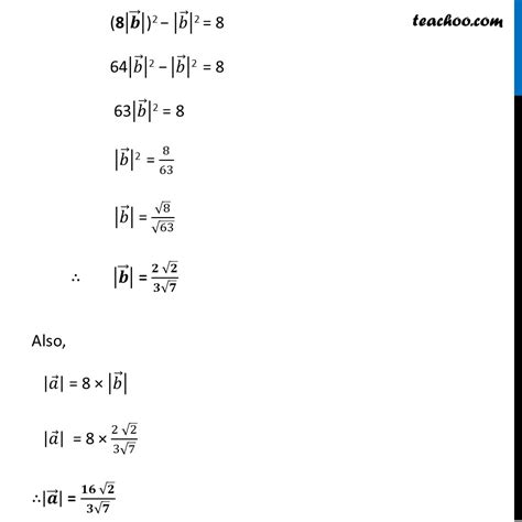 Ex 10 3 6 Find A B If A B A B 8 A 8 B