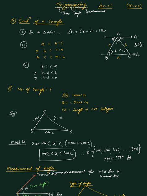 Trigonometry Lec 01 Pdf