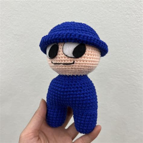 Fnf Dambai Plush Fnf Dambai Crochet Custom Fnf Crochet Toys