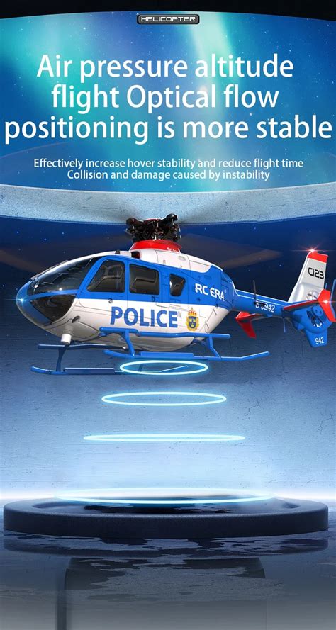 281mm Remote Control Helicopter For Adults 281mm Ec135 C123 6ch Rc