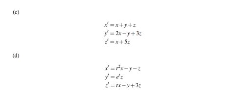 3 The Following Systems Can Be Written As X′ax
