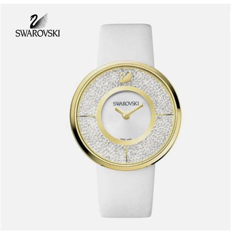 Swarovski Crystal Swiss Watch Colours Gold And Depop