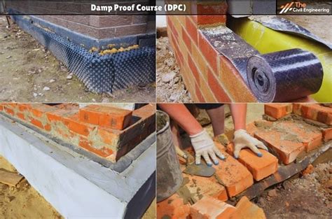 Damp Proof Course Dpc Purpose Of Dpc Methods Of Dpc Materials