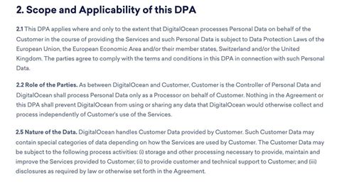 Gdpr Data Processing Agreement Template Privacy Policies