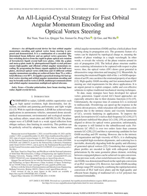 Pdf An All Liquid Crystal Strategy For Fast Orbital Angular Momentum