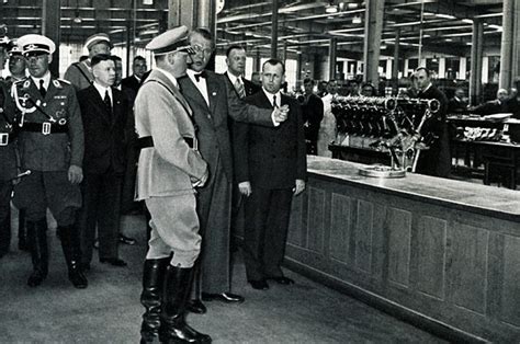 33 Hitler Receives A Tour Of The Bmw Ag Manufacturing Plant By Chief