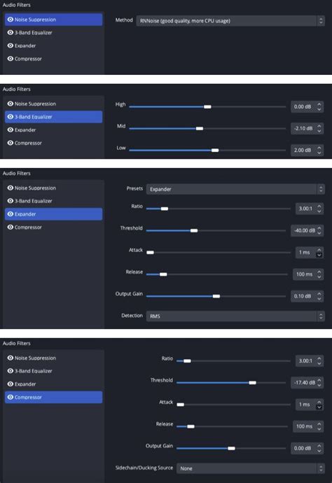 Been Asked About My Audio Filters With Obs Here They Are Imran Siddiq