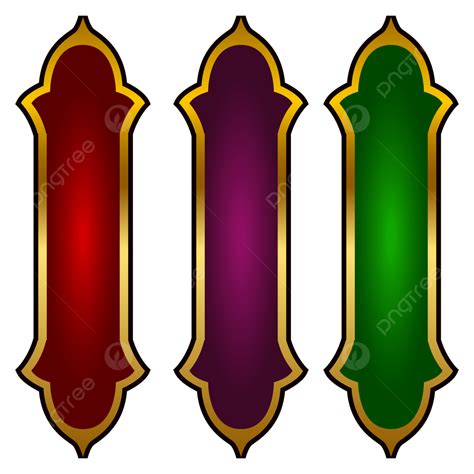 고급 아랍어 이슬람 배너 제목 프레임 텍스트 상자 세트 제목 프레임 텍스트 상자 이슬람 배너 제목 프레임 루리 이슬람 깃발