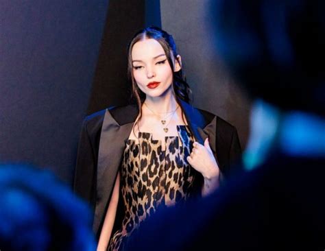 Dove Cameron Looks Like A Gothic Girl At Balmain Show Photos The Fappening