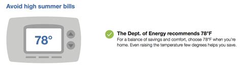 Thermostat Tip One Setting