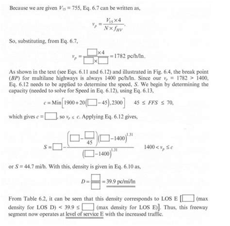 Solved An Undivided Multilane Highway Segment Has Two 11−ft
