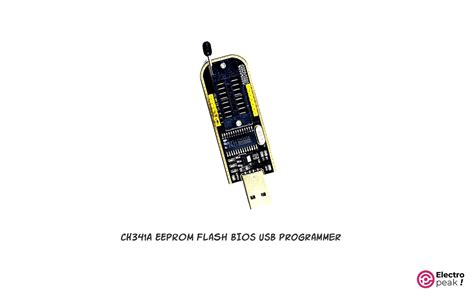 How To Flash Bios Using A Ch341a Programmer 2 Steps Electropeak