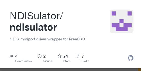 Github Ndisulatorndisulator Ndis Miniport Driver Wrapper For Freebsd