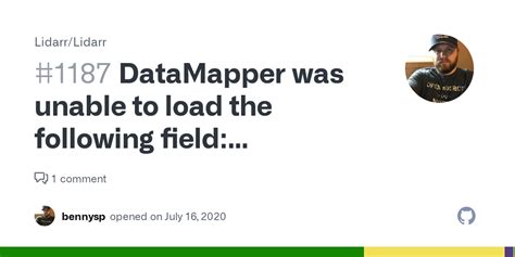 Datamapper Was Unable To Load The Following Field Lastexecution Value · Issue 1187 · Lidarr
