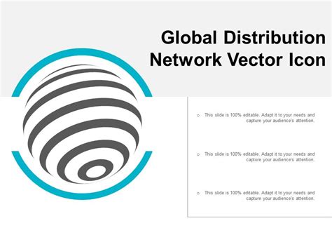 Global Distribution Network Vector Icon Ppt Powerpoint Presentation Profess