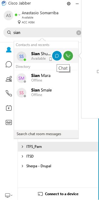 Cisco Jabber Uc Training Start A Chat Ucsf It