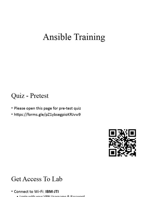 Ansible Training Pdf Computers