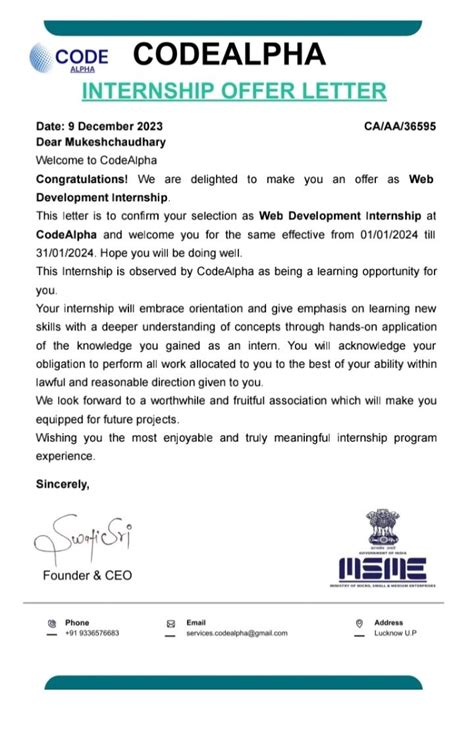Mukesh Chaudhary On Linkedin Webdevelopmentinternship December Newjourney