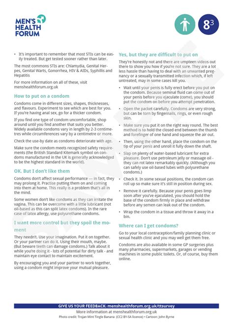 Toolbox Talk 8 How To Enjoy Safer Sex Pdf Mens Health Forum