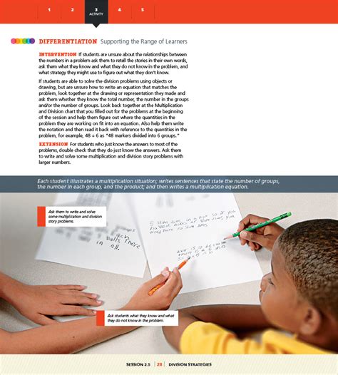 Elementary Math Program Print Prototype On Behance