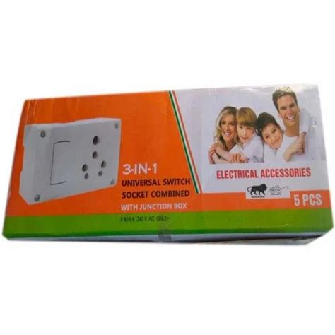 5a Combined Switch Socket Polycarbonate At Rs 314 In Lucknow Id