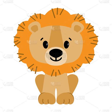可爱的狮子。