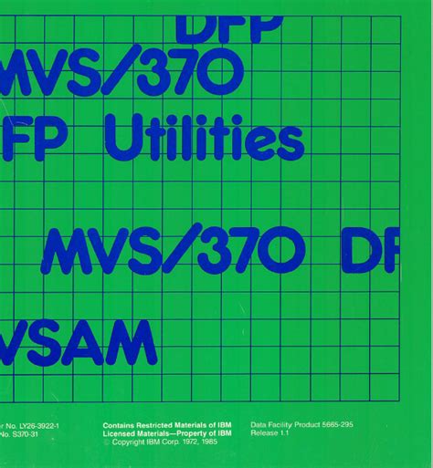 Ibm Mvs370 Loader Logic Manual Computing History