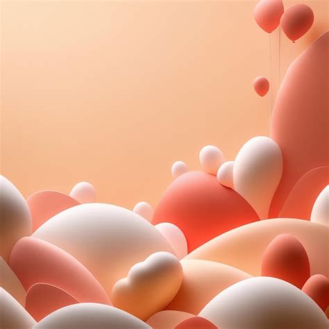 Premium Vector 3d Render Of Colorful Abstract Shapes 3d Render Of