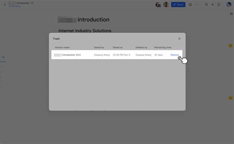 use version management in docs