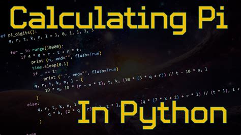 calculating pi using python gauss legendre and monte carlo methods