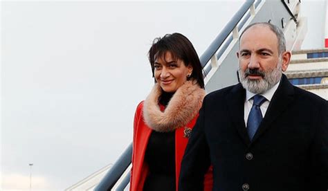 Nikol Pashinyan Left For France With His Wife Anna Hakobyan On Two Day Working Visit