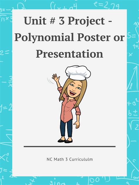 Nc Math 3 Unit 3 Project Polynomial Function Posterpresentation