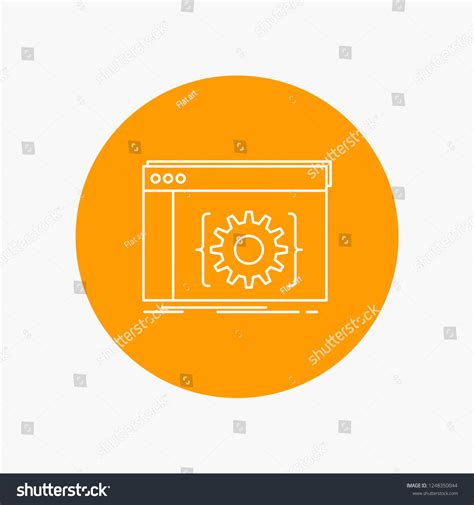 Api App Coding Developer Software White Stock Vector Royalty Free
